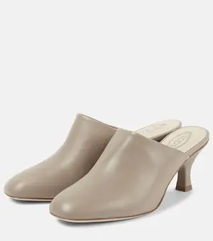 TOD'S Leather Mules
