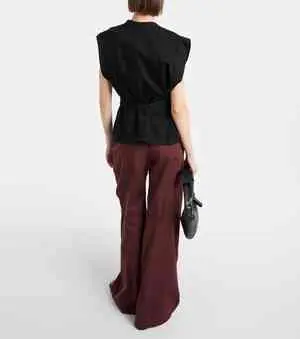 LEMAIRE Chasuble Belted Top - Black