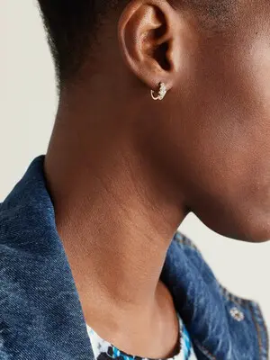 SYDNEY EVAN 14-karat Diamond Hoop Earrings