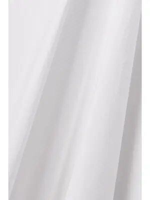 Alaïa Striped Cotton-poplin Midi Dress