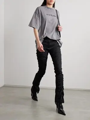 Acne Studios Gathered Flared Pants