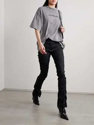 Acne Studios Gathered Flared Pants
