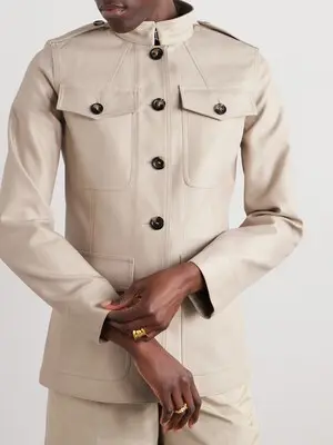 Loro Piana Ashley Cotton And Silk-blend Twill Jacket