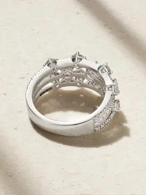DE BEERS LONDON De Beers Arpeggia 18-karat White Diamond Ring