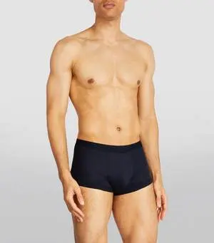 Zimmerli 286 Sea Island Trunks - Navy