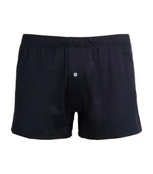 Zimmerli 286 Sea Island Boxer Briefs - Navy