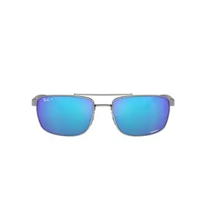 Ray-ban Polarized Rectangle Sunglasses - Grey