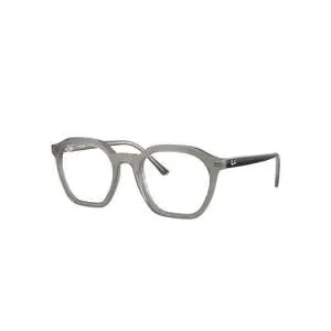 Ray-ban RAY-BAN Alice Optics Eyeglasses Frame Black On Opal Grey
