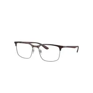 Ray-ban Optics Eyeglasses Frame Clear Lenses Polarized - Sand Dark Violet