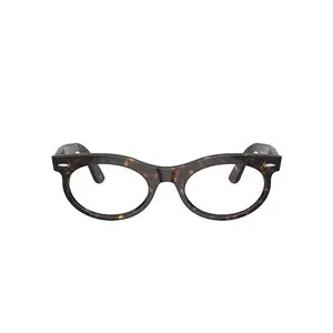 Ray-ban Wayfarer Oval Optics Eyeglasses Frame - Havana