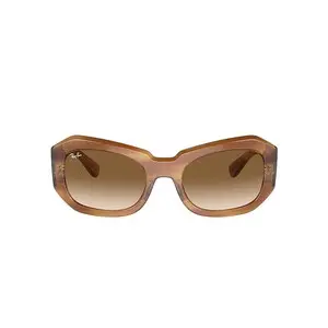 Ray-ban Beate Sunglasses - Striped Brown