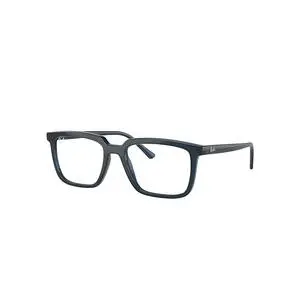Ray-ban Alain Optics Eyeglasses With Clear Lenses - Opal Dark Blue