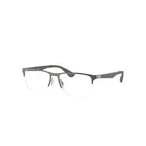 Ray-ban Optics Eyeglasses With Clear Lenses - Grey