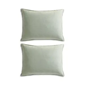 Calvin Klein Modern Melange Jersey 3 Piece Comforter Set - Lichen Green