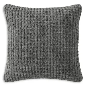 SUNDAY CITIZEN Snug Waffle Throw Pillow - Granite