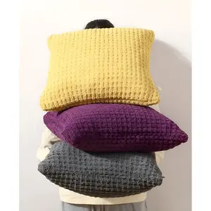 SUNDAY CITIZEN Snug Waffle Throw Pillow