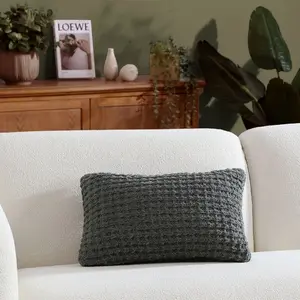 SUNDAY CITIZEN Snug Waffle Mini Pillow - Granite