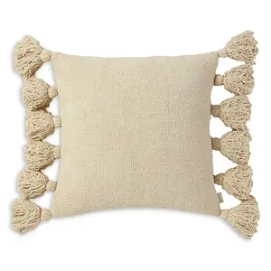 SUNDAY CITIZEN Pom Pom Throw Pillow Sahara Tan