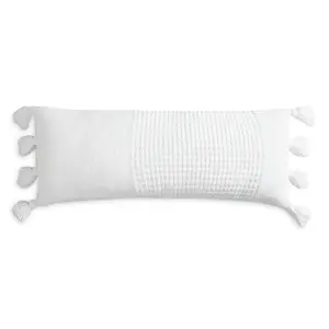 SUNDAY CITIZEN Braided Pom Pom Lumbar Pillow - Off White