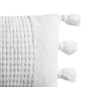 SUNDAY CITIZEN Braided Pom Pom Lumbar Pillow - Off White