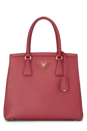Prada Saffiano Parabole Tote - Red