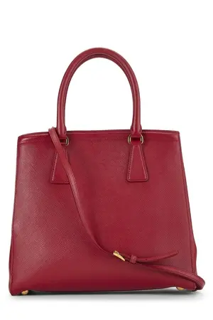 Prada Saffiano Parabole Tote - Red