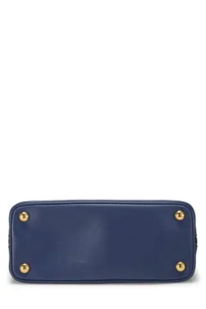 Prada Saffiano Promenade Top Handle Bag - Blue