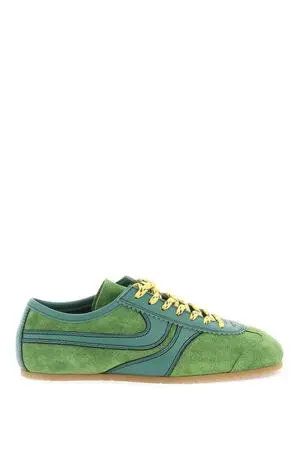 Dries Van Noten Suede Sneakers For Stylish - Green