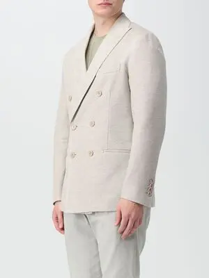 FAY Double Breasted Jacket - Natural