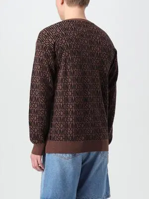 Moschino All-over Logo Knit Sweater