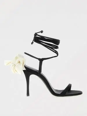 Magda Butrym Strappy Heeled Sandal - Black
