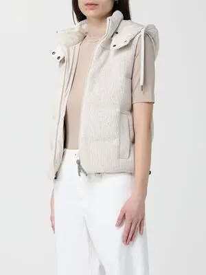 Brunello Cucinelli Padded Waistcoat - Beige