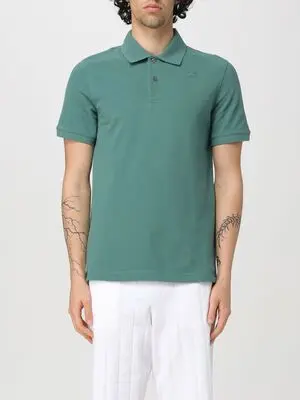 K-WAY Polo Shirt Men Bottle Green