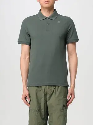K-WAY Polo Shirt Men Forest Green