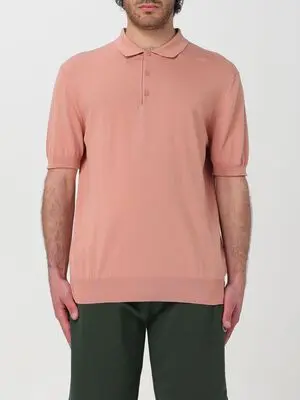 K-WAY Cotton Knit Polo Shirt Pink