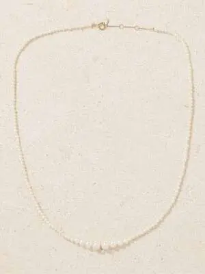 PERSEE 18-karat Pearl, And Diamond Necklace