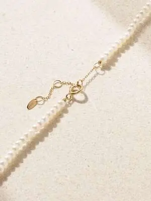 PERSEE 18-karat Pearl, And Diamond Necklace