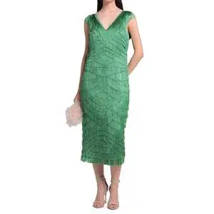 Dolce & Gabbana Fringed Midi Dress