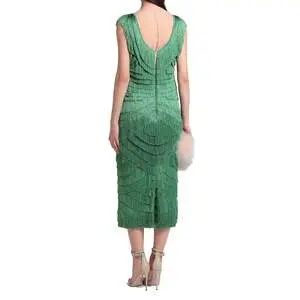 Dolce & Gabbana Fringed Midi Dress