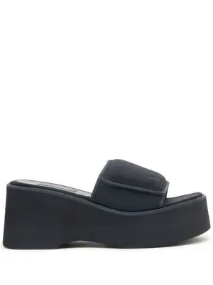 COURREGES Scuba Wave 75mm Platform Slides