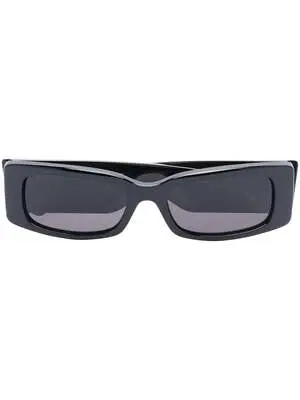 Balenciaga Rectangle Tinted Sunglasses - Black