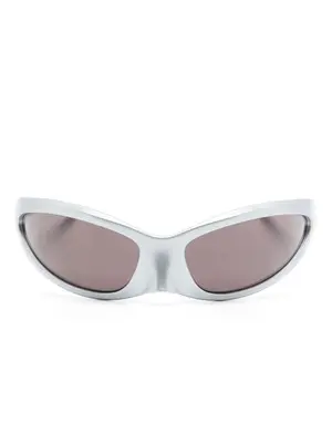 Balenciaga Skin Cat Sunglasses - Silver