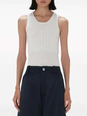 JW Anderson Pointelle-knit Tank Top