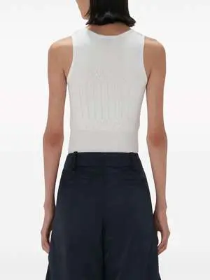 JW Anderson Pointelle-knit Tank Top