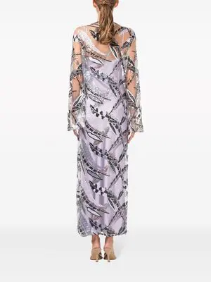Silvia Tcherassi Andria Sequin-embellished Maxi Dress