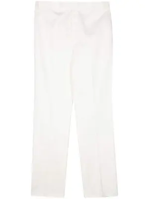Thom Browne Mid-rise Straight-leg Trousers