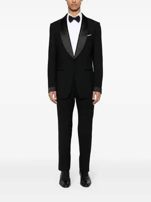 Tagliatore Plissé Poplin Cotton Shirt