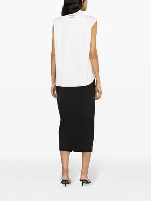 Moschino Pintuck Sleeveless Shirt