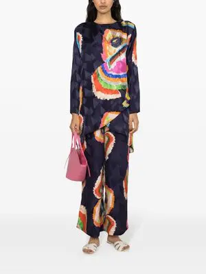 Rianna + Nina Nala Silk Tunic Blouse