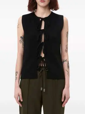 JW Anderson Bow-tie Ribbed Tank Top